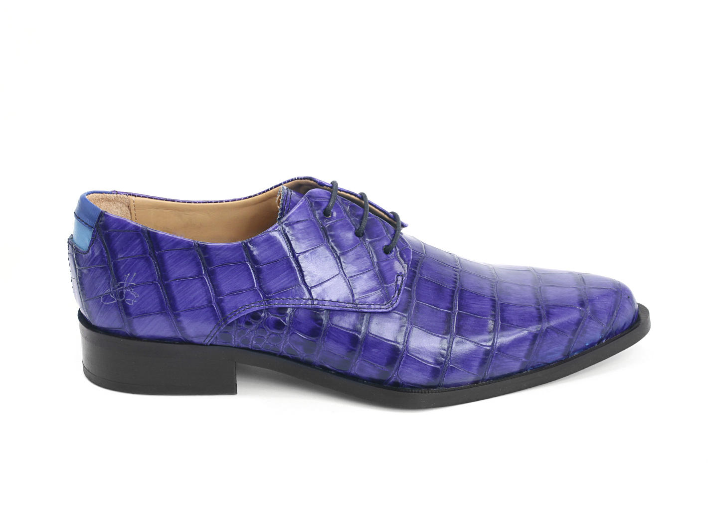 Ace Face - Blue | Simple derby lace-up | Fluevog Shoes