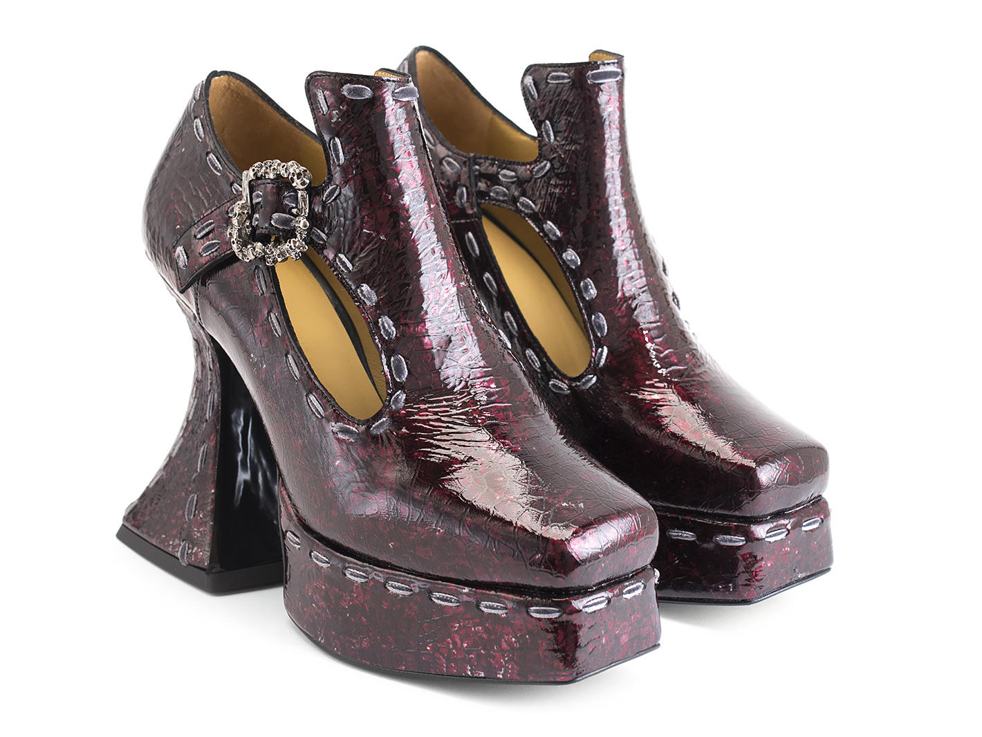 Clique - Ruby | Platform t-strap heel | Fluevog Shoes