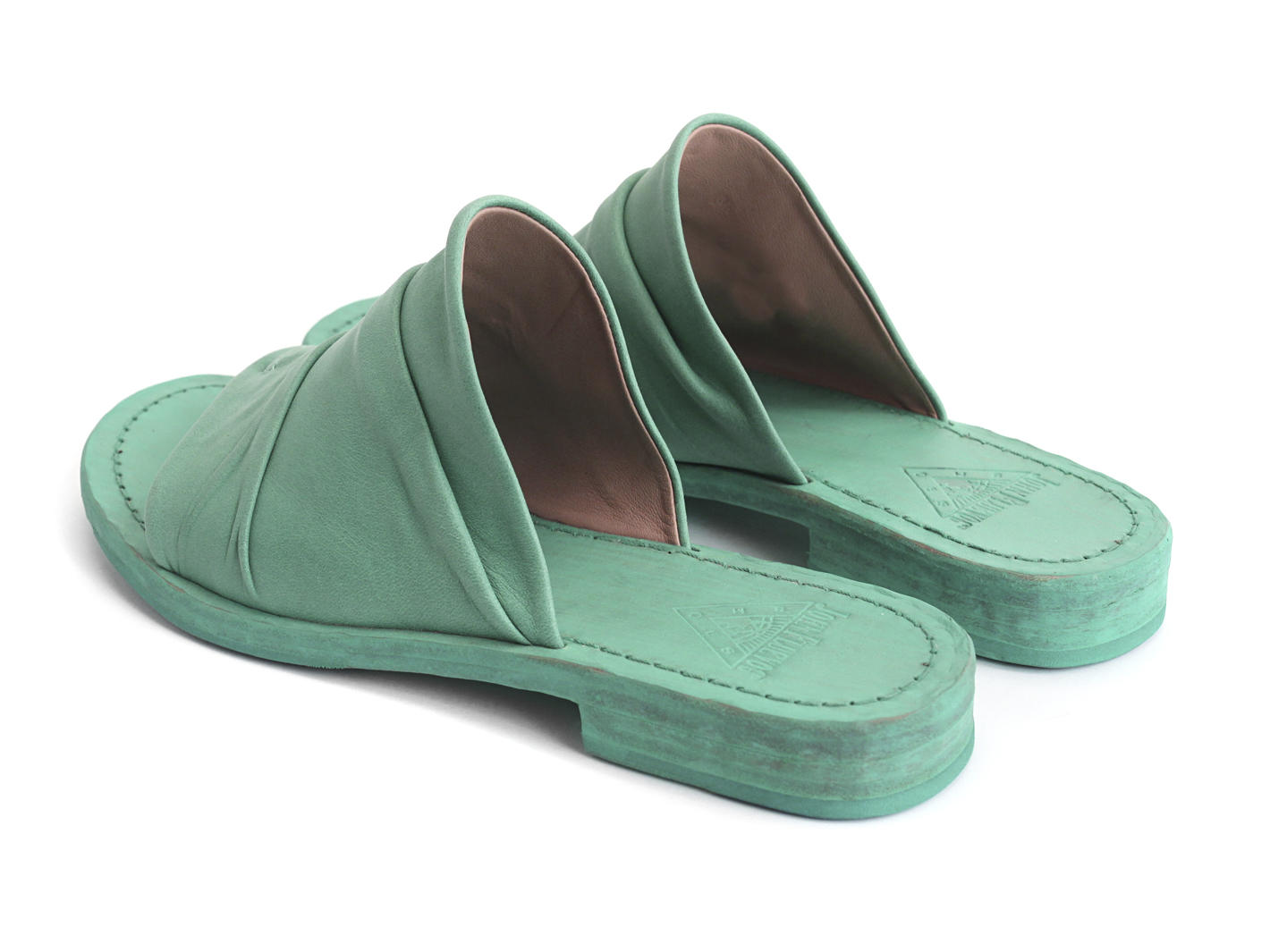 Amazon - Aqua | Slip-On Leather Sandal | Fluevog Shoes