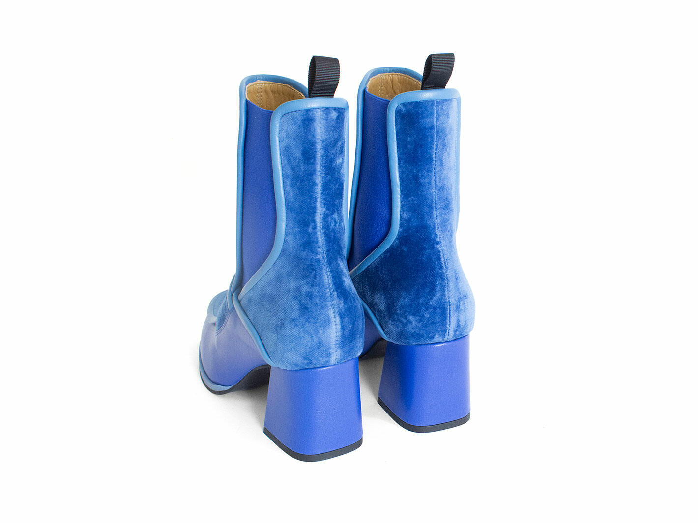 Arcus - Blue | Pull-Up Loafer Boots | Fluevog Shoes