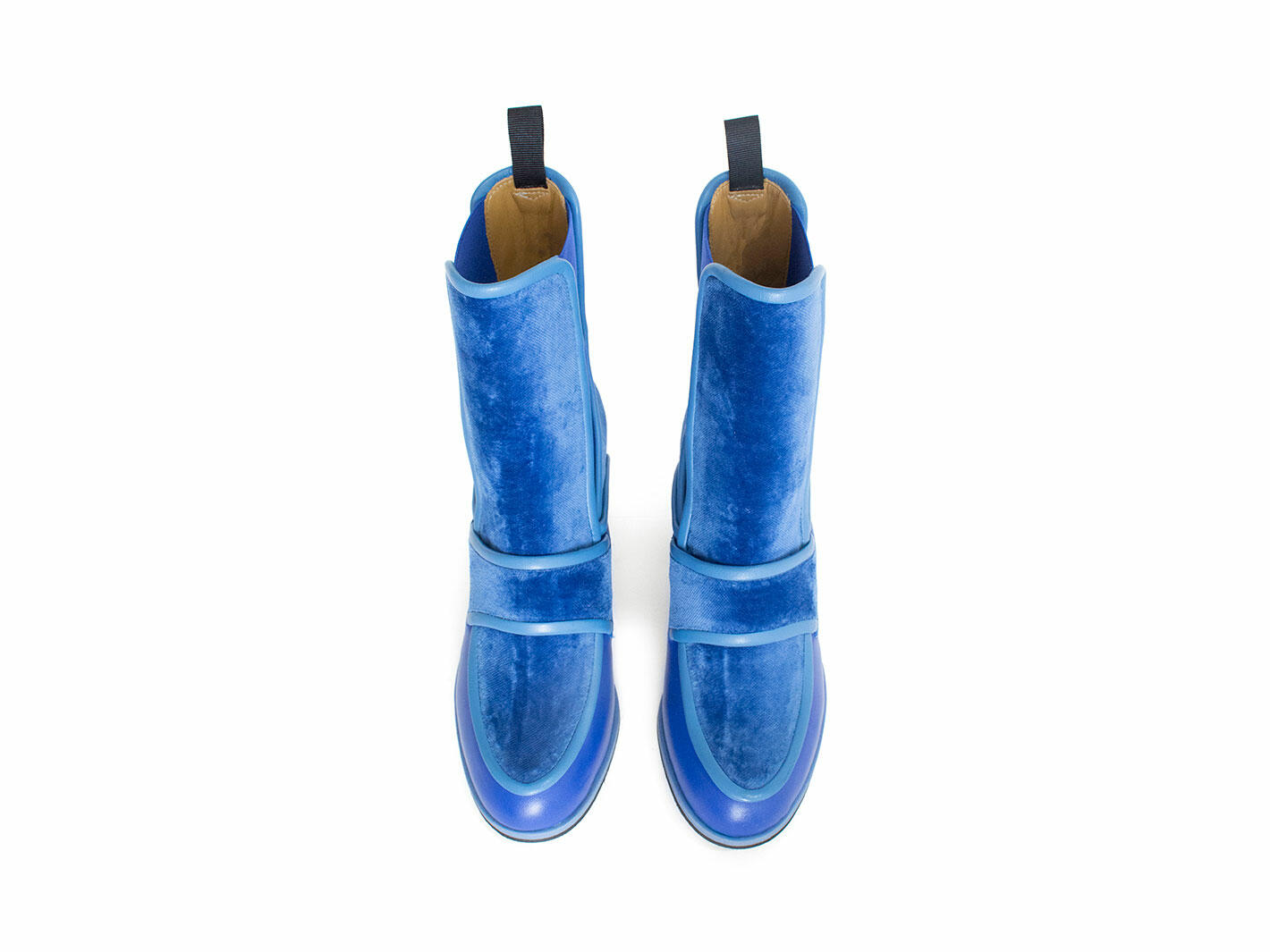 Arcus - Blue | Pull-Up Loafer Boots | Fluevog Shoes