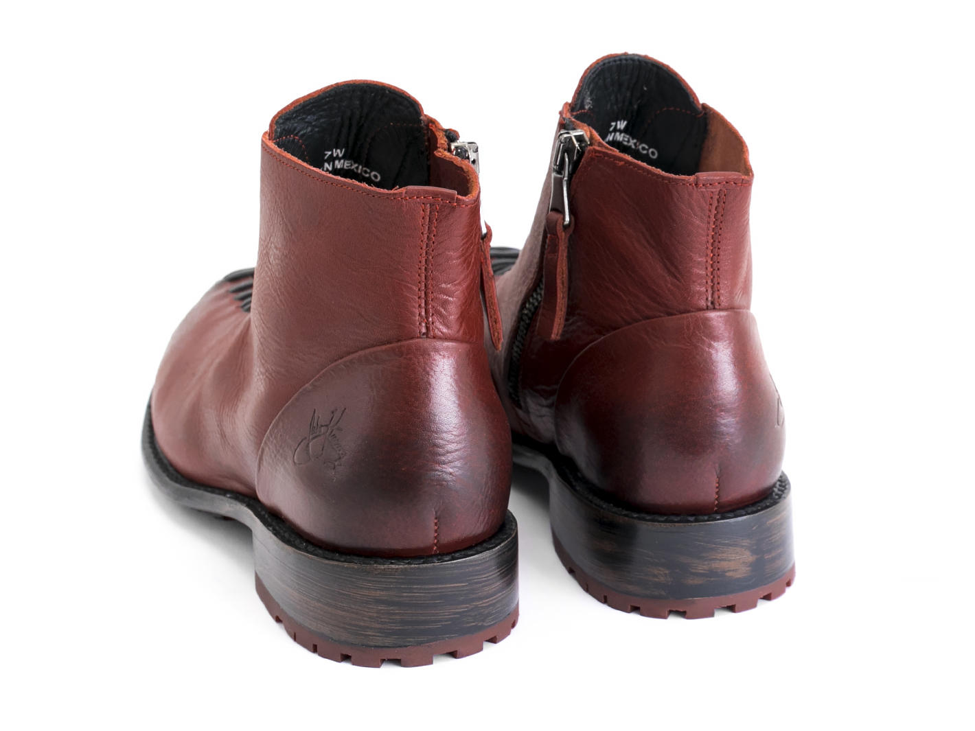 Babette: Women’s - Red | Ankle boot with faux laces | Fluevog Shoes