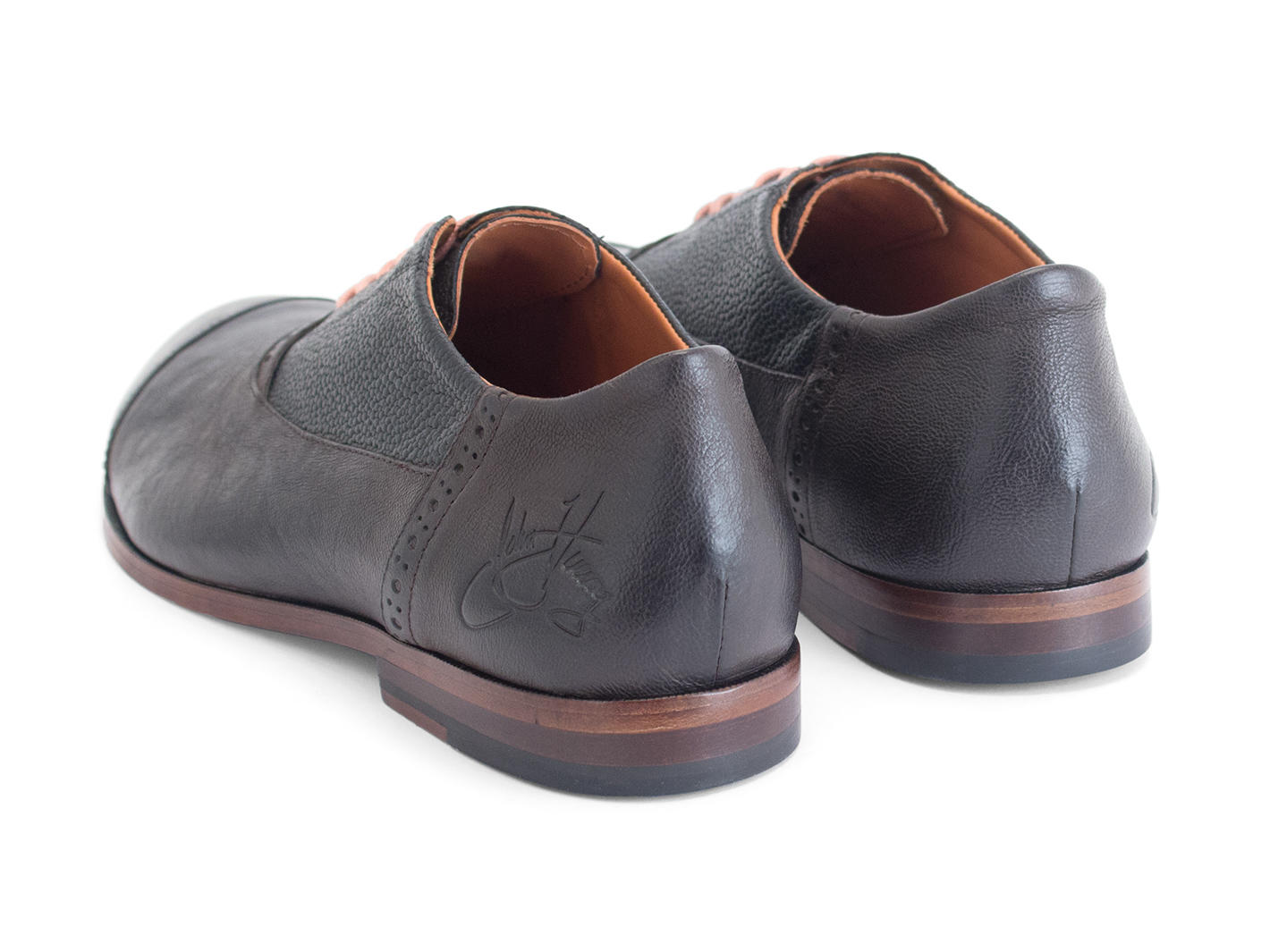 Duston - Black | Asymmetric oxford | Fluevog Shoes