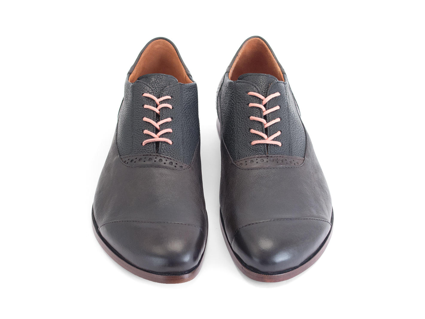 Duston - Black | Asymmetric oxford | Fluevog Shoes