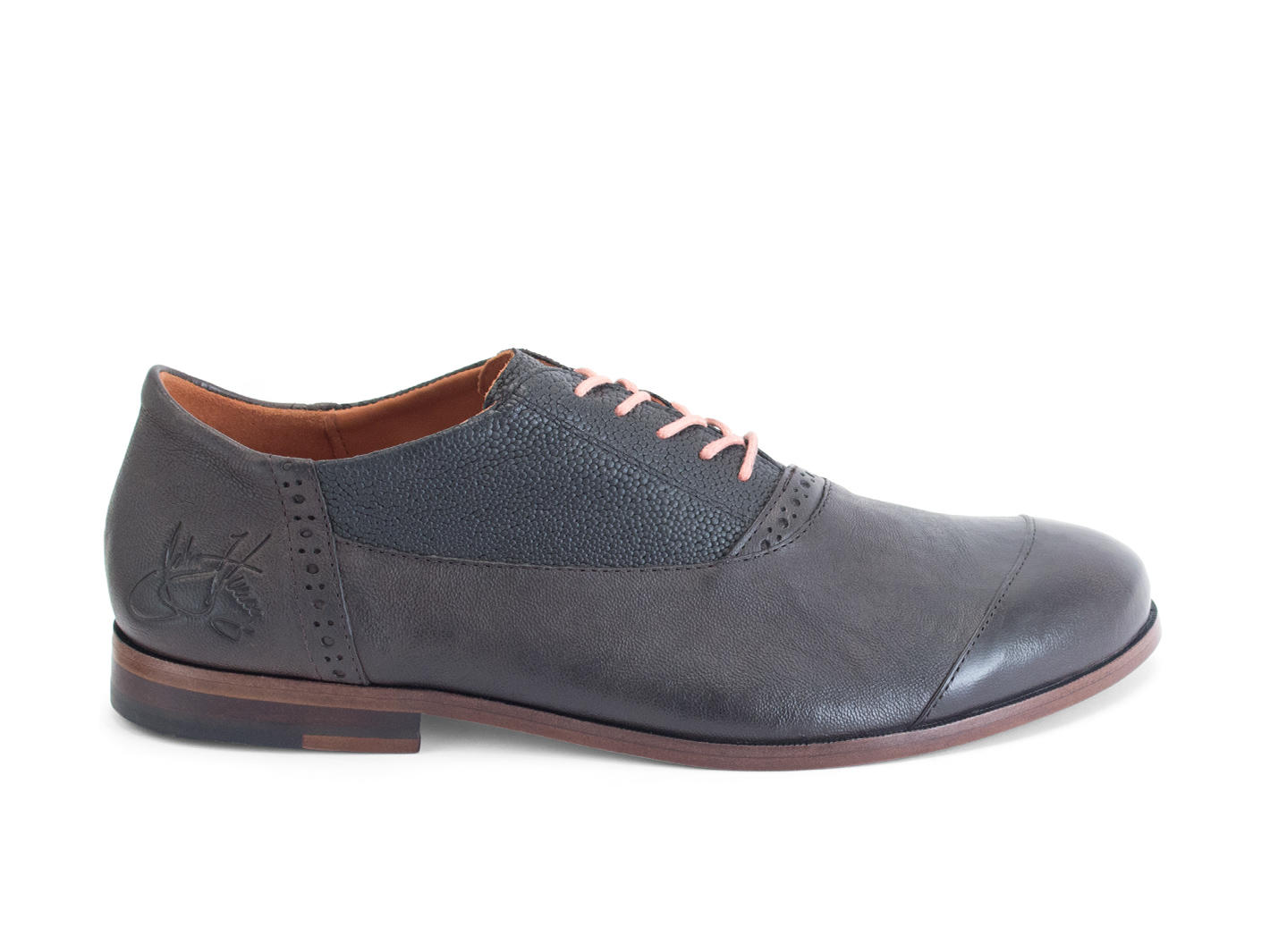 Duston - Black | Asymmetric oxford | Fluevog Shoes