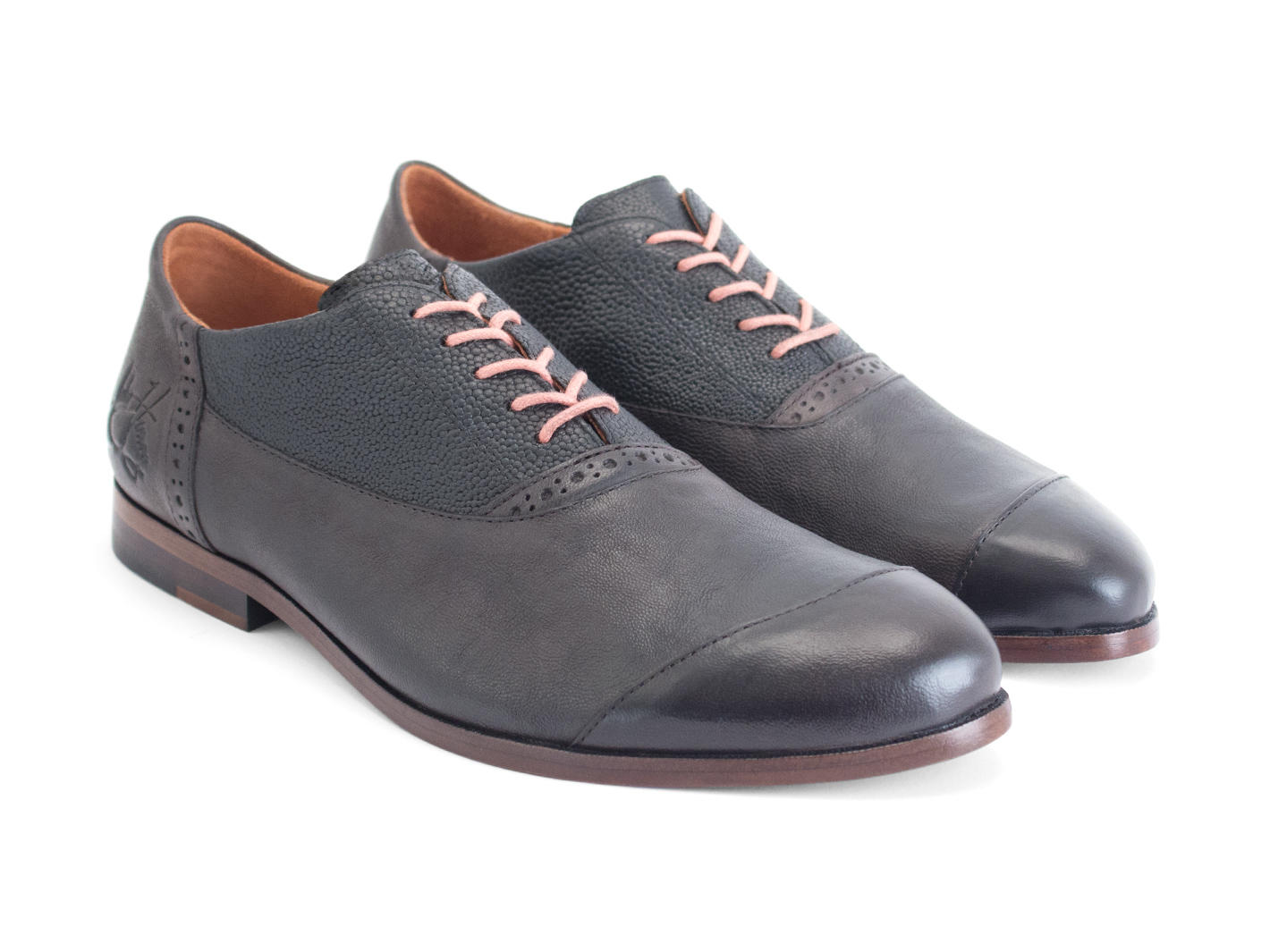 Duston - Black | Asymmetric oxford | Fluevog Shoes
