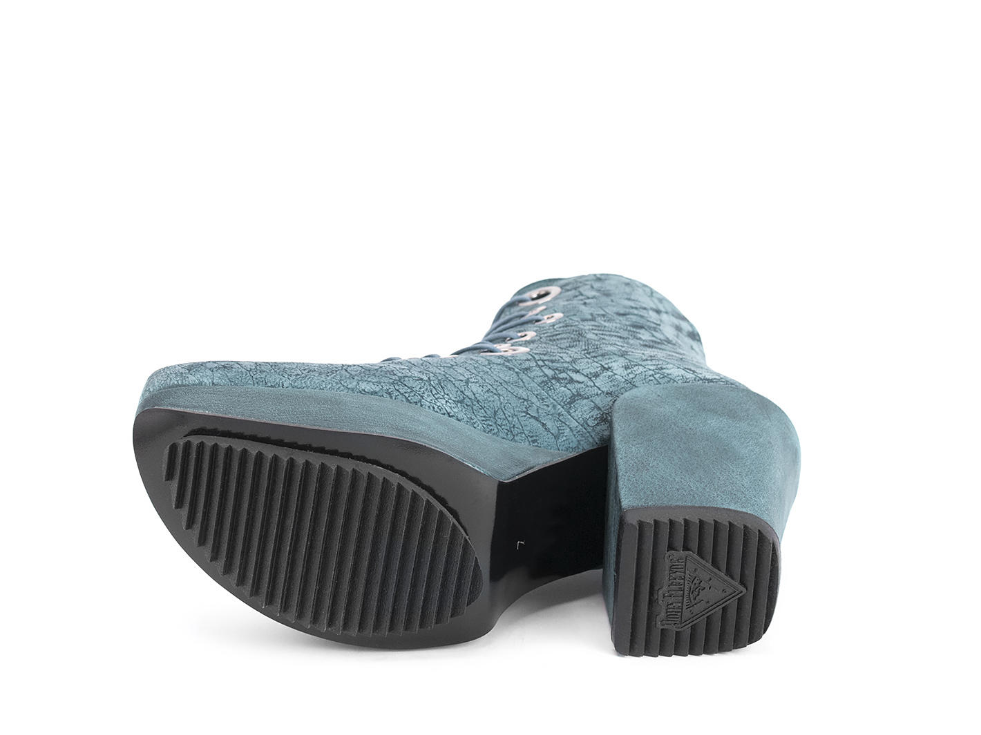 Gear - Blue | Platform lace-up boot | Fluevog Shoes