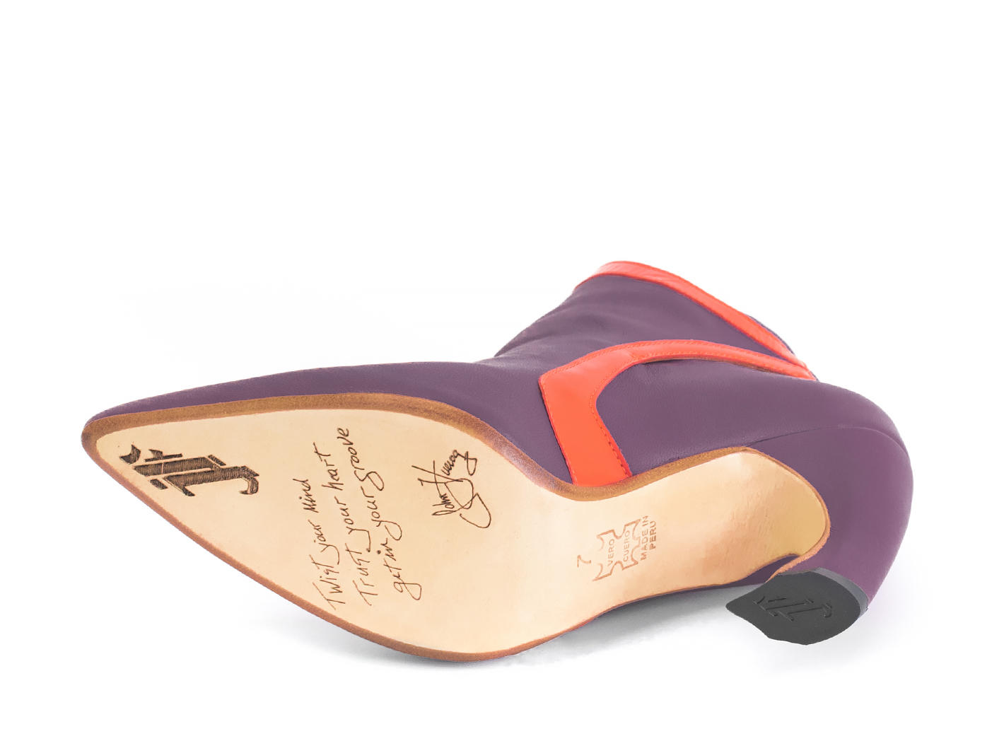 Gogo - Purple | Ankle boot with trim | Fluevog Shoes