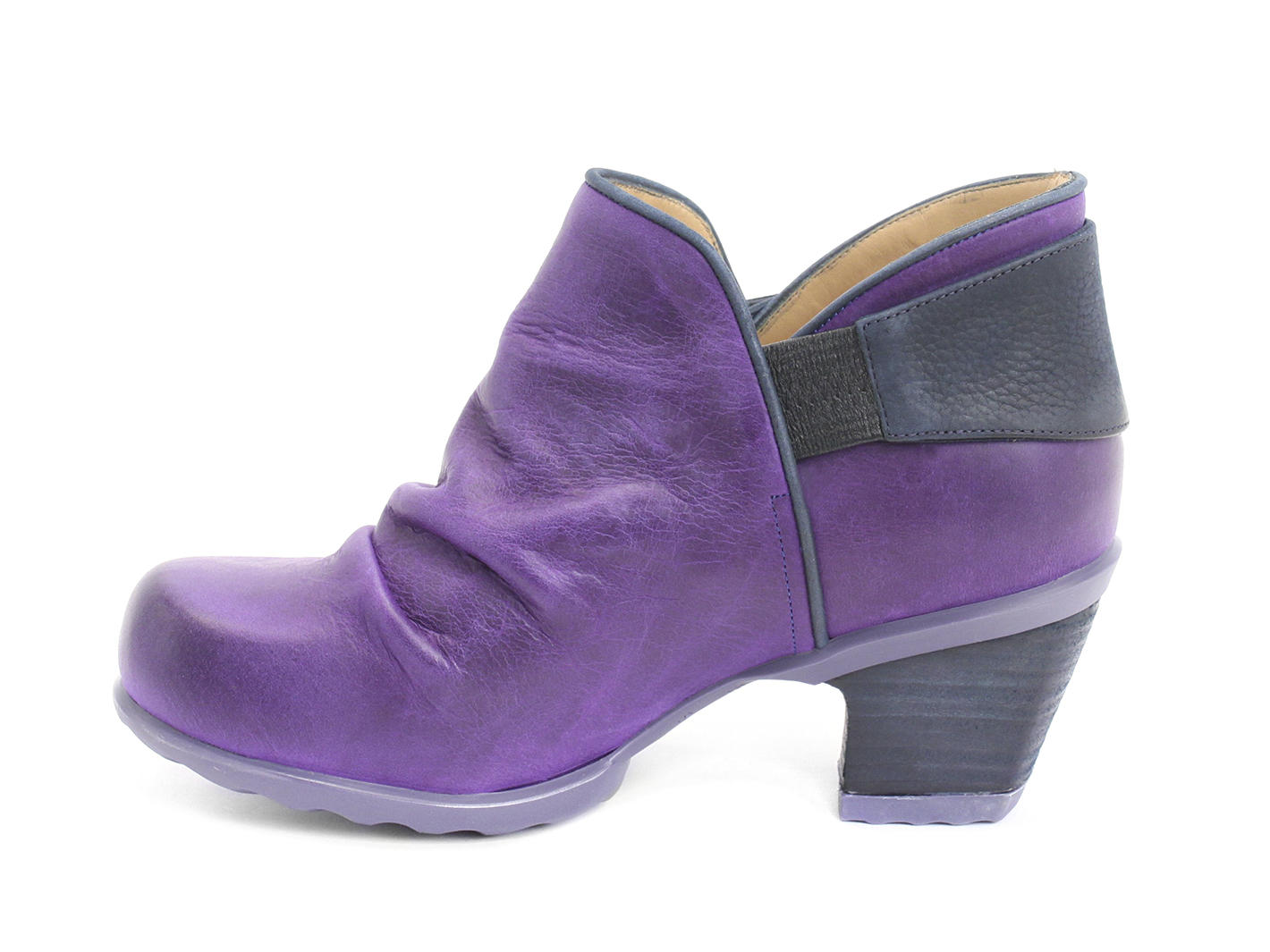 Holly - Purple | Snapped Ankle Bootie | Fluevog Shoes