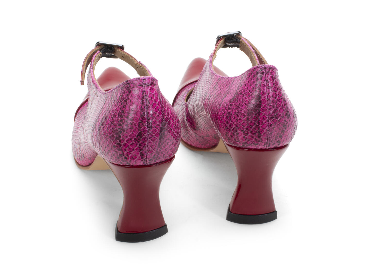 Malala - Pink/Red | Mary jane heel | Fluevog Shoes