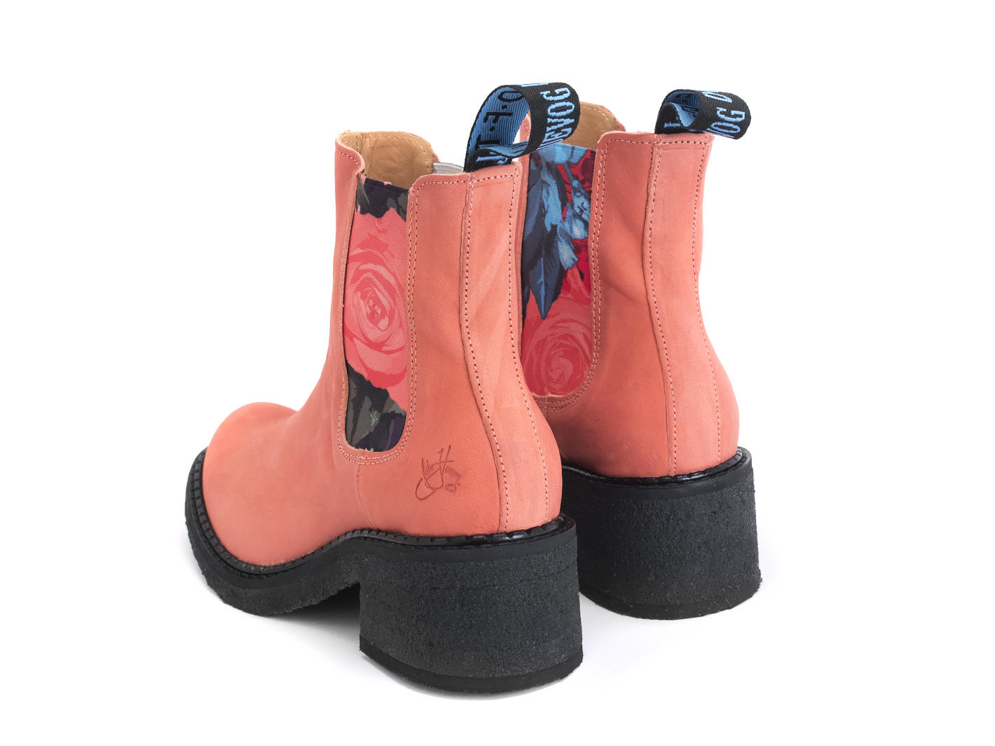 Nap - Salmon | Crepe soled chelsea boot | Fluevog Shoes