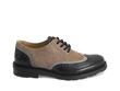 Nathaniel - Black/Brown | Double Wingtip Derby Shoes | Fluevog Shoes