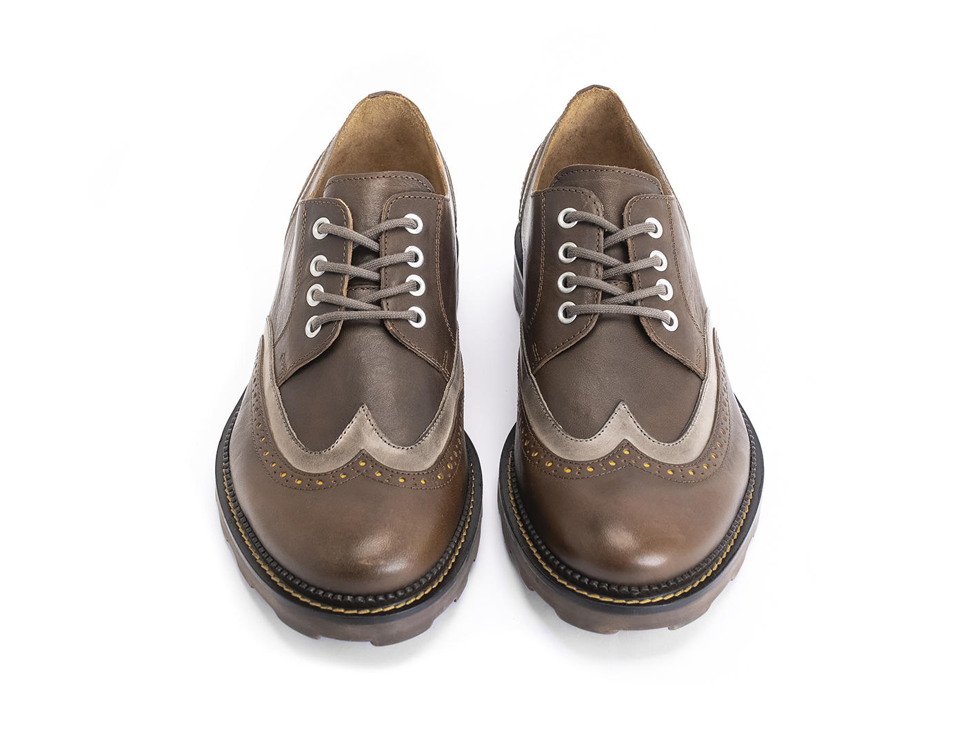 Nathaniel - Brown | Double wingtip derby | Fluevog Shoes
