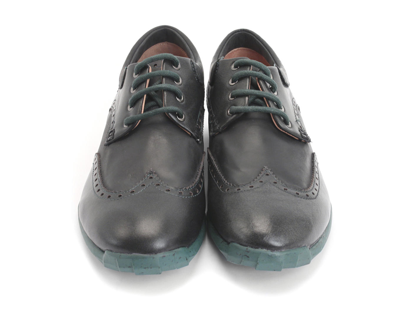 Orbit - Black | Brogued Wingtip Derby | Fluevog Shoes