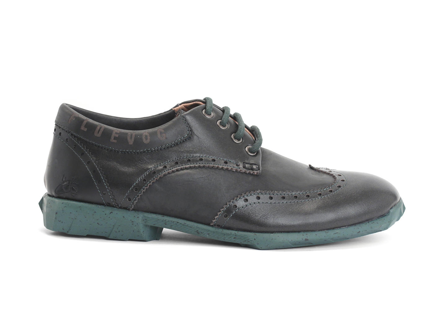 Orbit - Black | Brogued Wingtip Derby | Fluevog Shoes