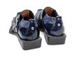 Ozzy - Blue | Slip-On Swordfish Buckle Shoes | Fluevog Shoes