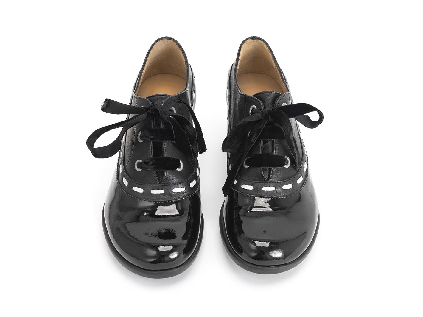 Peacemaker - Black | Lace-up shoe with stitching | Fluevog Shoes