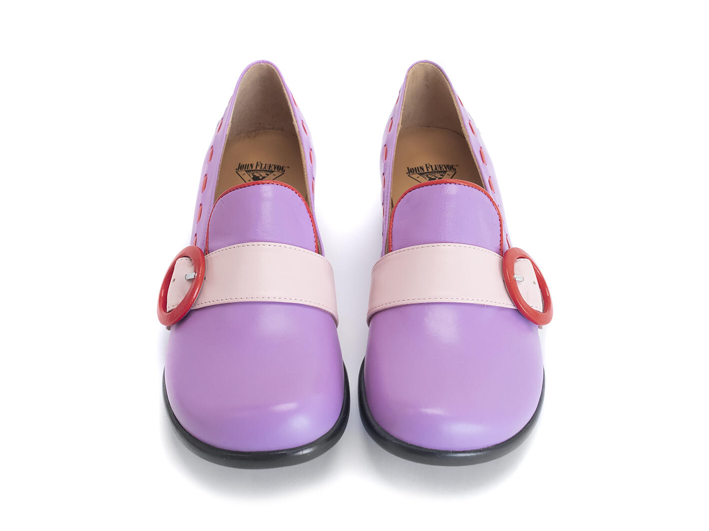 Rema - Purple | Loafer with stitching | Fluevog Shoes