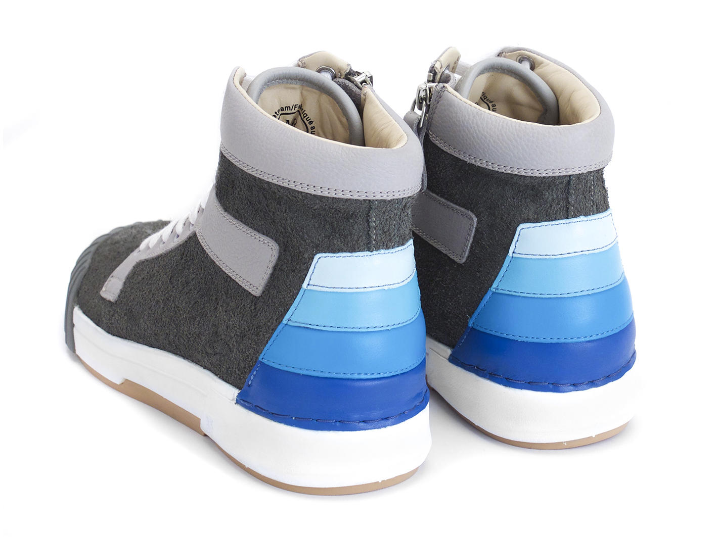 Shackleton Super High - Grey | High top sneakers | Fluevog Shoes