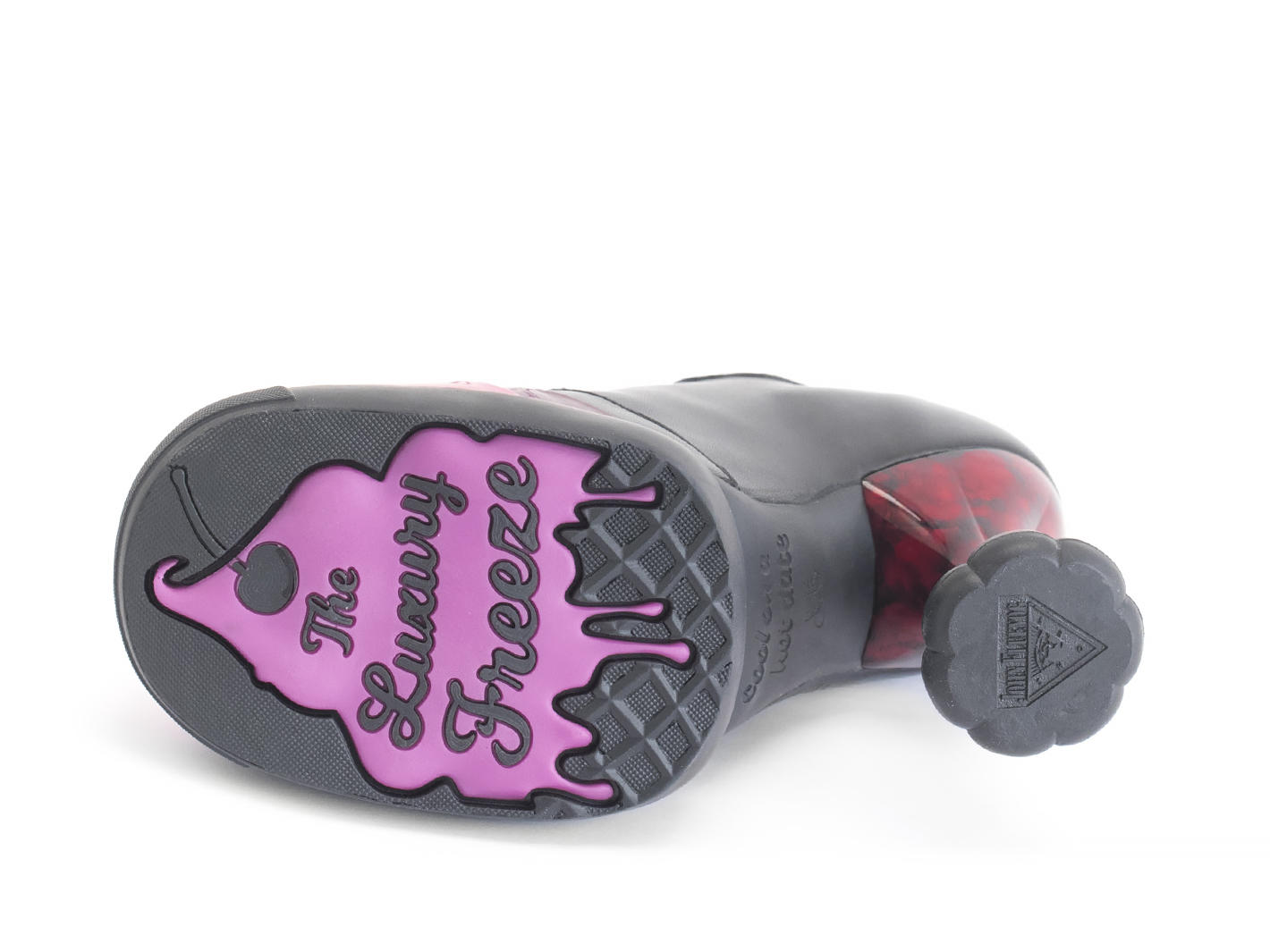 Sova Sundae - Berry | Heeled platform lace-up | Fluevog Shoes