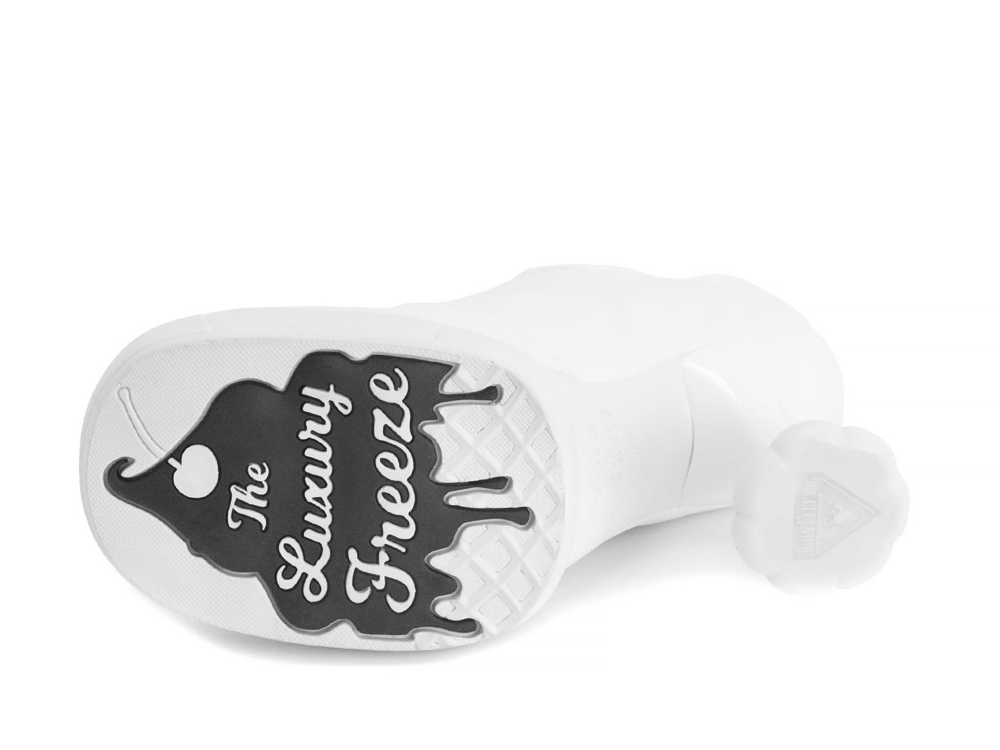 Sova Sundae - White | Heeled platform lace-up | Fluevog Shoes