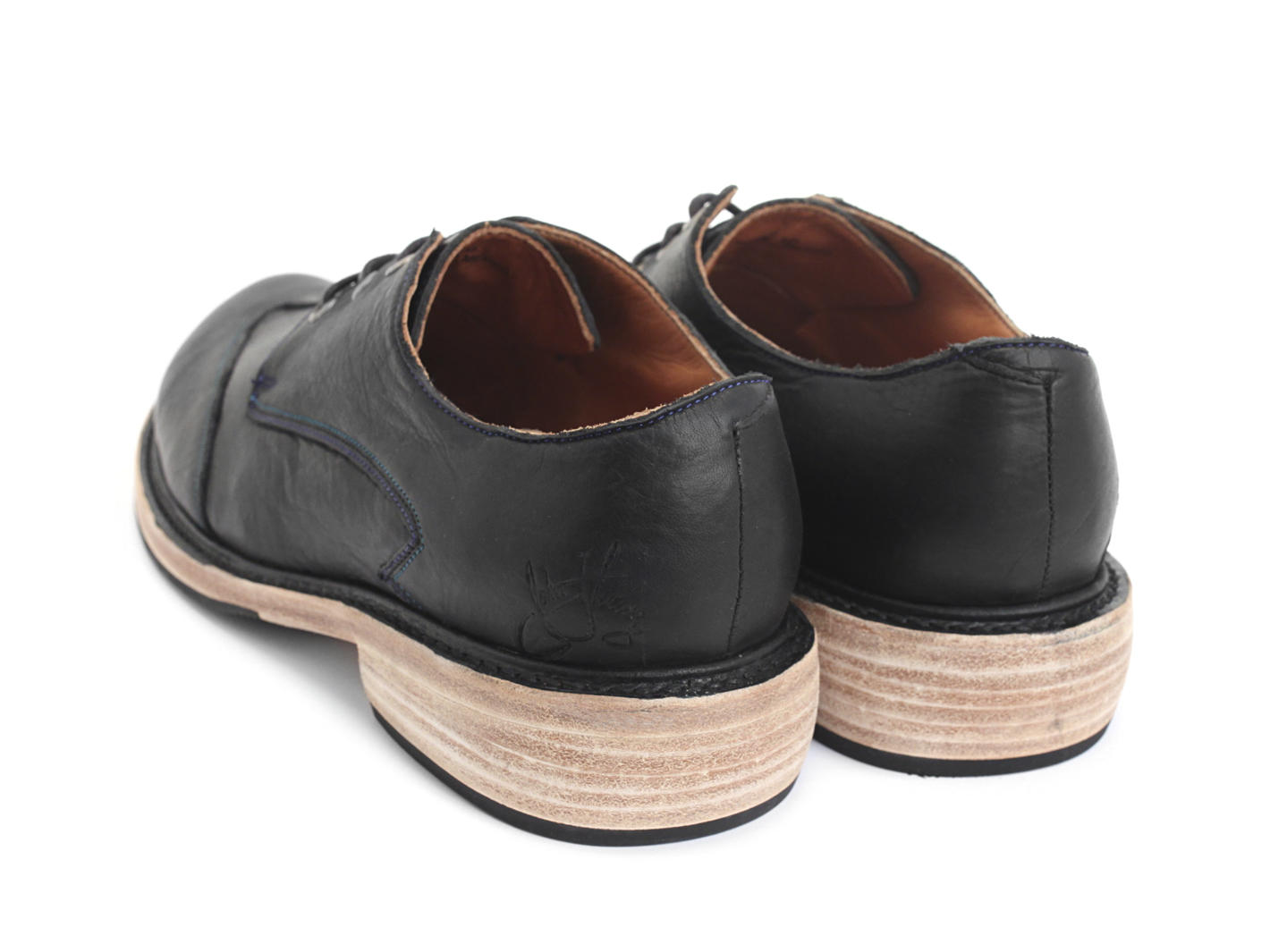 Vernon - Black | Lace-up wingtip derby | Fluevog Shoes