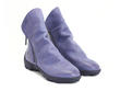 Walker: Womens - Blue | Slouchy zip-up ankle boot | Fluevog Shoes