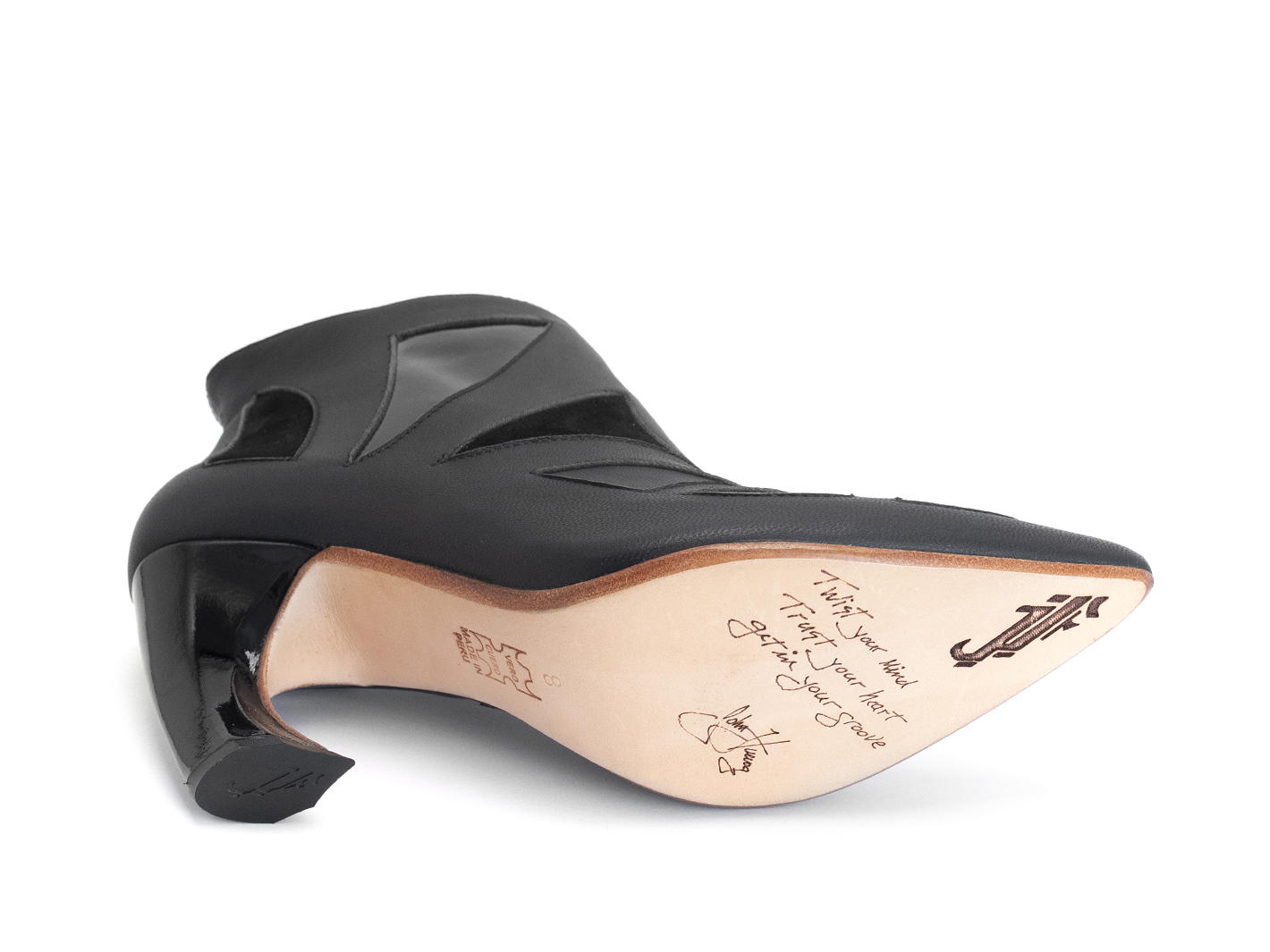 Waltz - Black | Geometric ankle boot | Fluevog Shoes