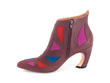 Waltz - Burgundy/Multi | Geometric ankle boot | Fluevog Shoes