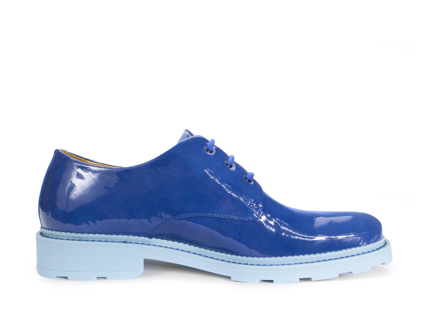 Winnie - Blue | Classic Derby Shoes | Fluevog Shoes