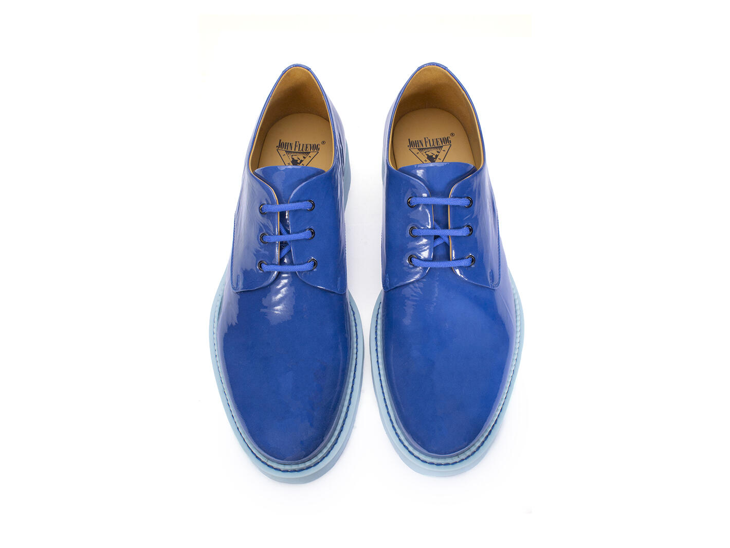 Winnie - Blue | Classic Derby Shoes | Fluevog Shoes